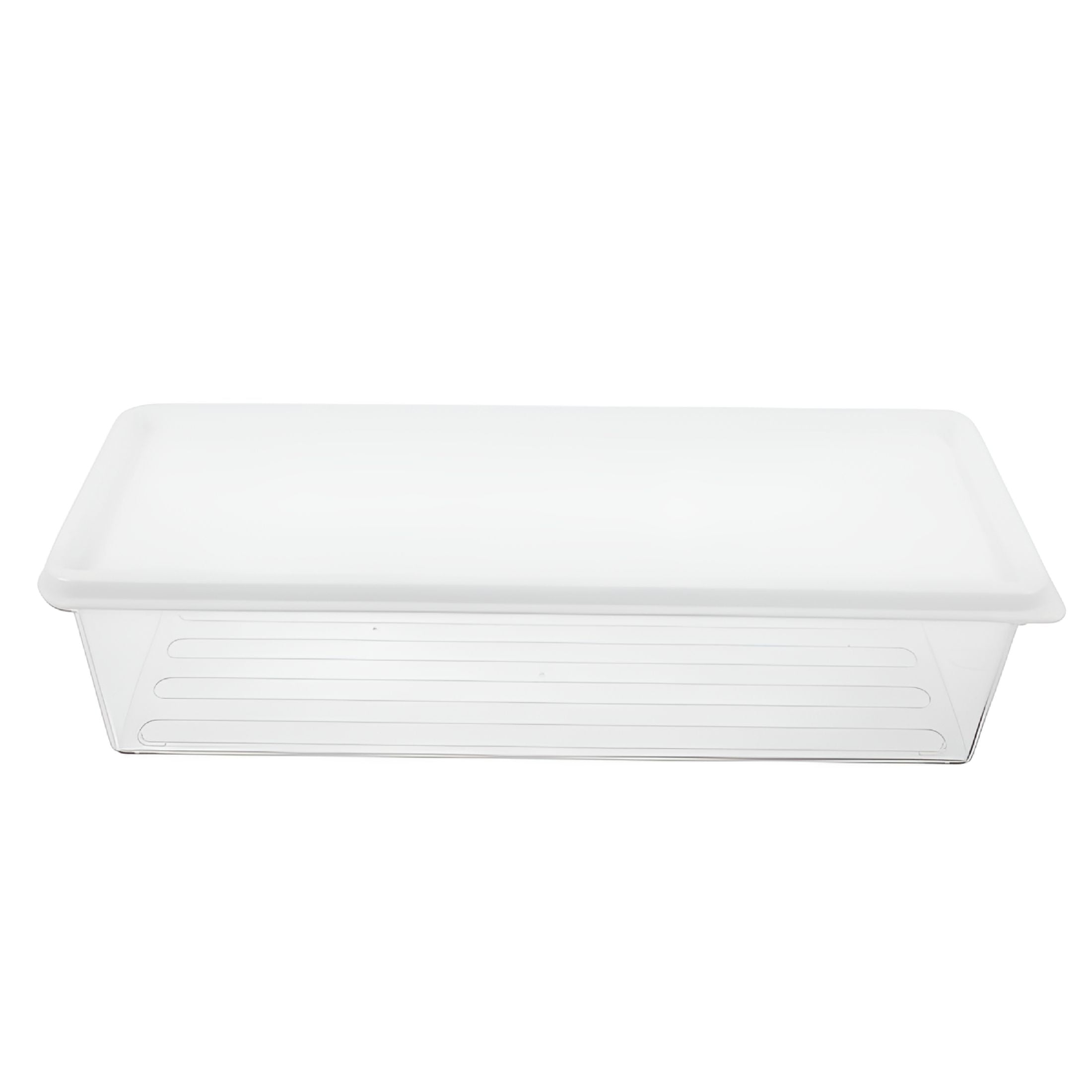 ACDANC Transparent Stackable Ice Bin for Freezer with Lid Space-Saving ...