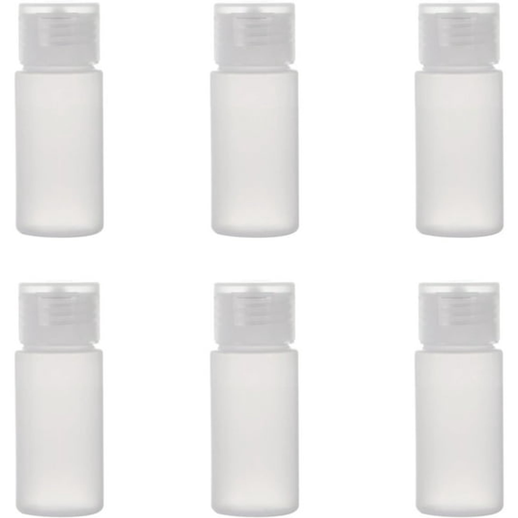 ACDANC Travel Size Plastic Empty Toiletry Bottles,30Ml (1 Oz) Pack of 6 ...