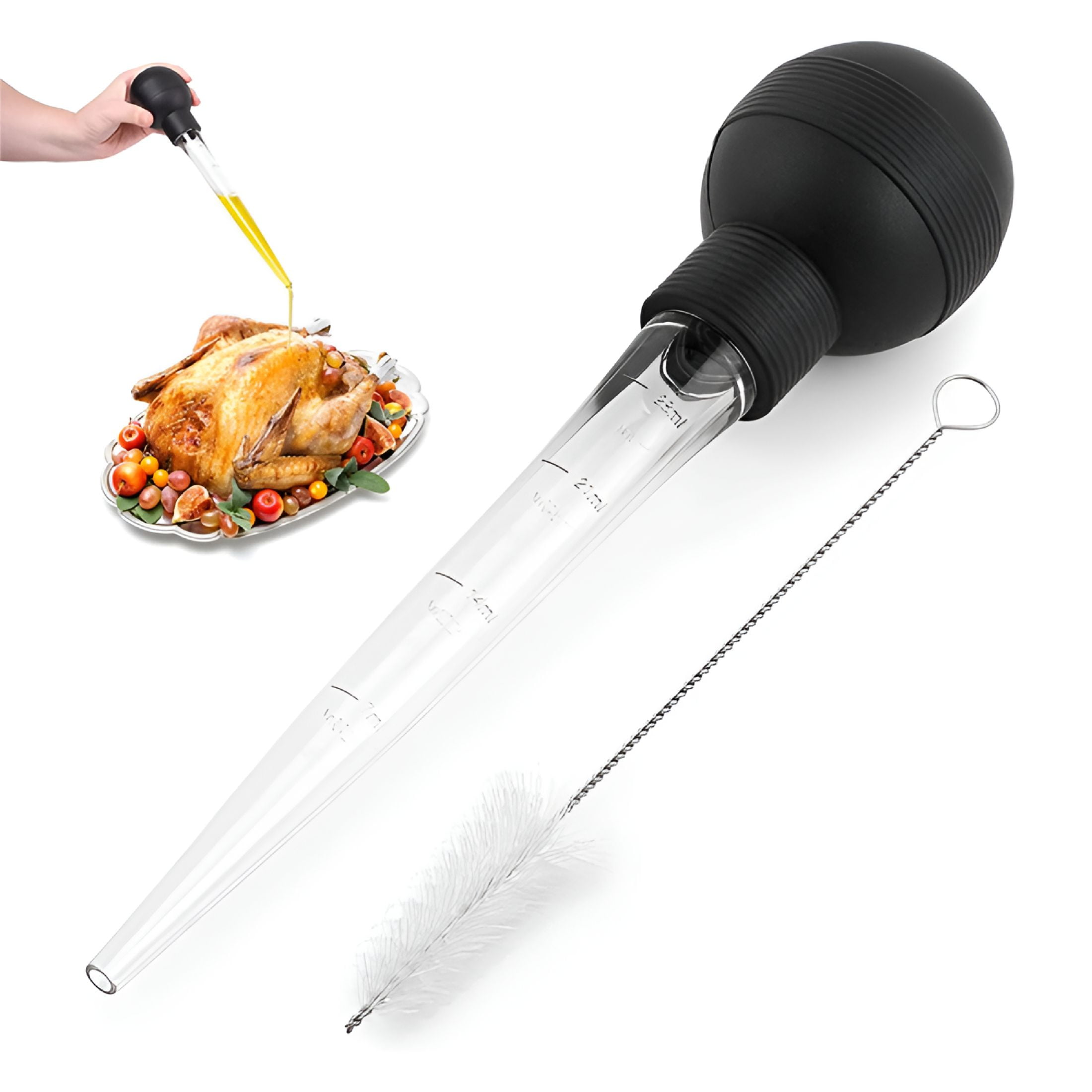 ACDANC Turkey Baster Syringe,Ham Injectional Marinade,Turkey Baster ...