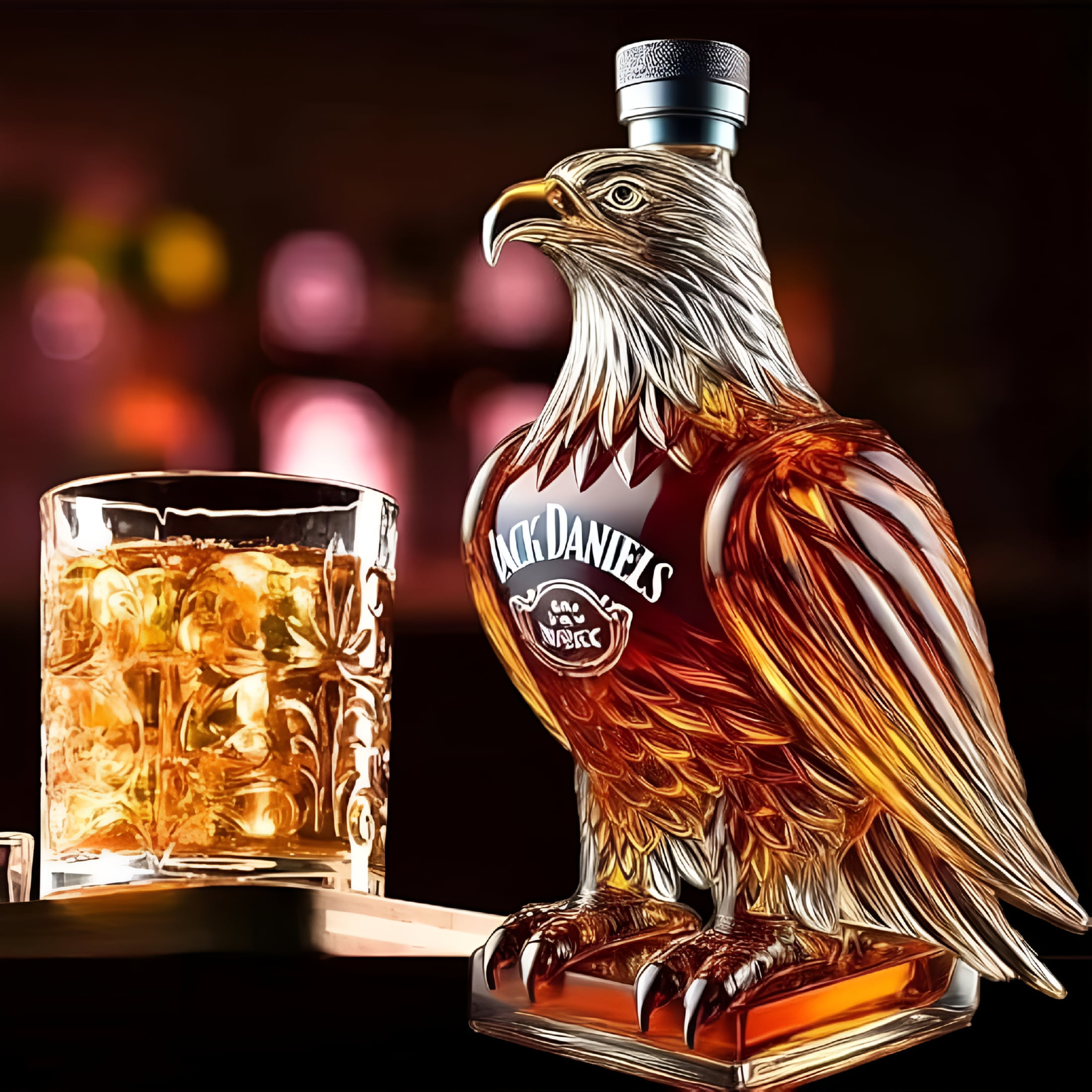 ACDANC Unique Eagle Glass Decanter,Funny Bottle for Men,Dad,Husband ...