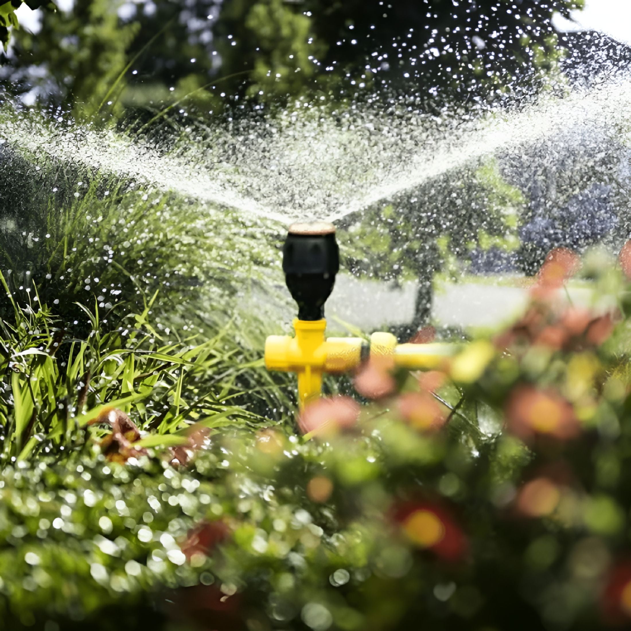 ACDANC Water Sprinklers Auto System Swivel Ground Plug Sprinkler for ...