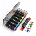 ACDANC Weekly Pill Organizer 2 Times a Day-7 Day Am Pm Pill Box Large ...