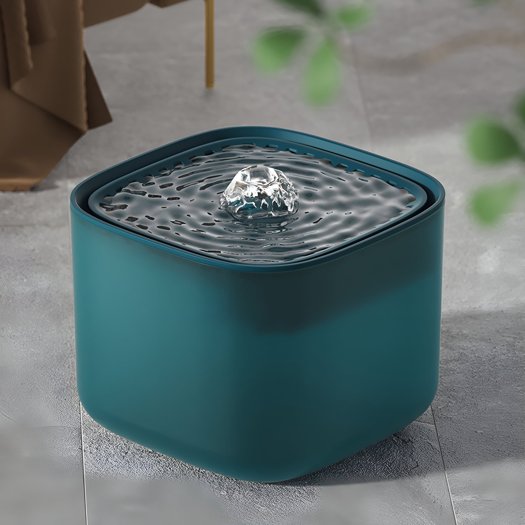 ACDANC Wireless Cat Water Fountain, Battery Operated Cat Fountain ...