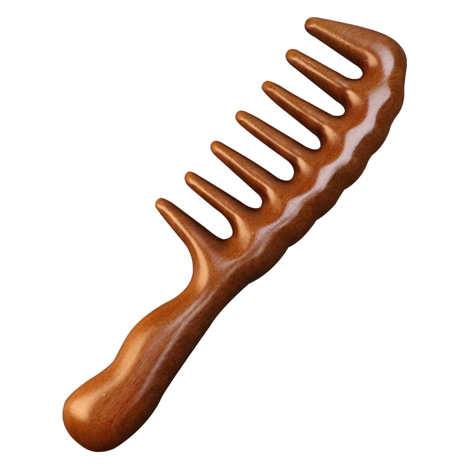 ACDANC Wooden Hair Brush Multi-Row Comb Design Wood Comb Easy Lotus ...