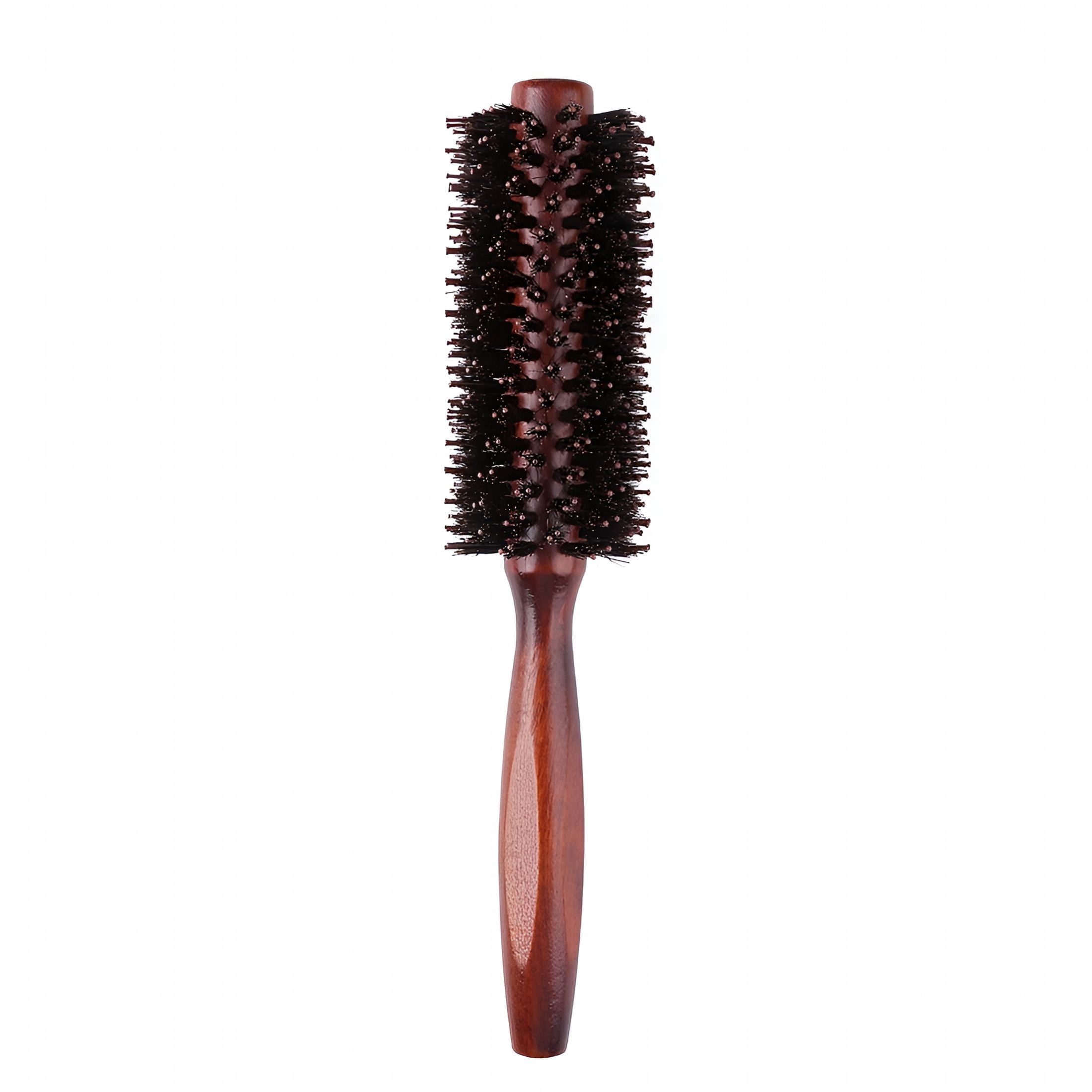 ACDANC Wooden Handle Curling Hair Comb Boar Bristle Round Hairbrush ...