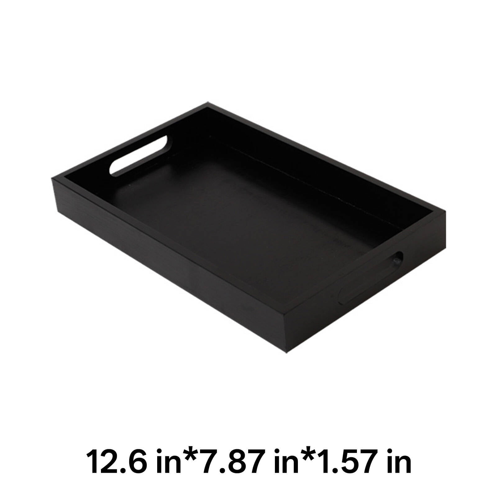 ACDANC Wooden Tray,32*20*4cm Smooth Matte Finish Wooden Trays for Decor ...