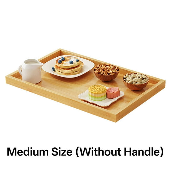 ACDANC Wooden Tray,Multi-Function Tray Wooden Trays for Decor,Natural ...