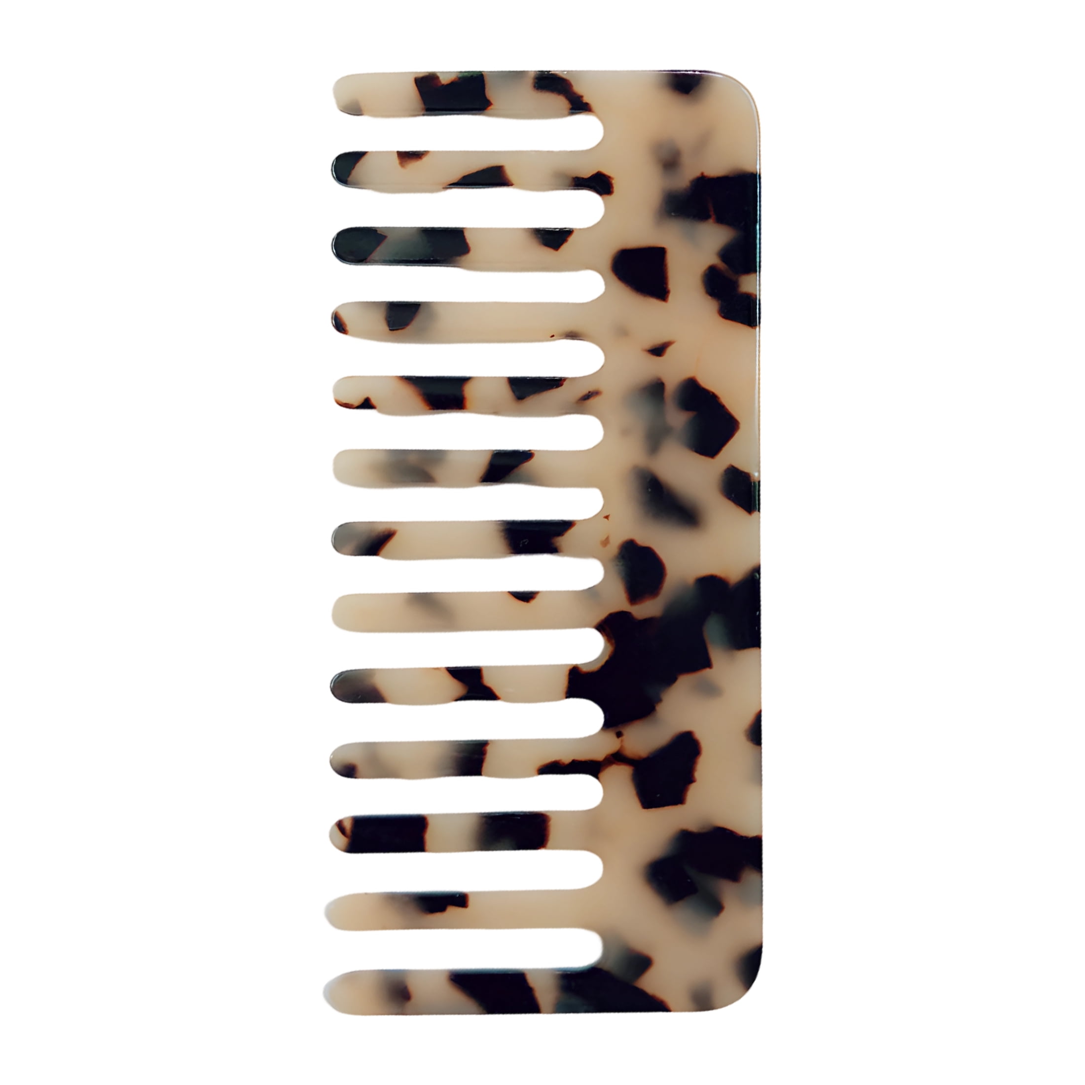 ACDANC wide tooth comb，Tortoise Shell Wet Hair Comb，Anti-Static wide ...