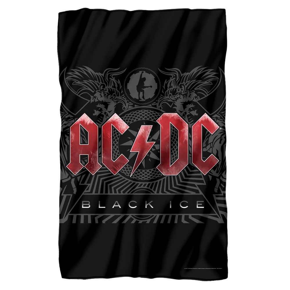 ACDC Blanket, 36"x58", Black Ice, Fleece Blanket - Walmart.com