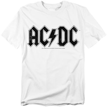 ACDC Vintage Lightning Bolt Logo Men's Black T-shirt-XS - Walmart.com