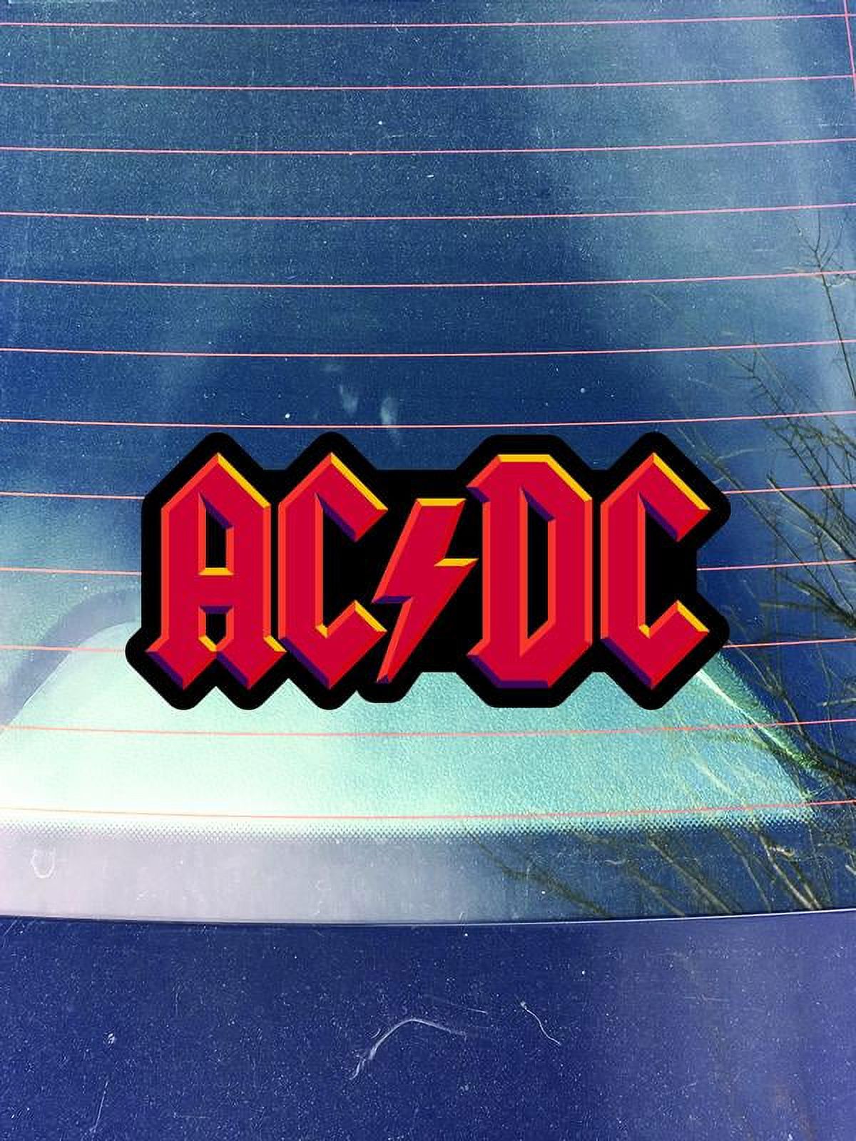 ACDC Vinyl Decals Stickers ( Two Pack ) | Cars Trucks Vans Walls ...
