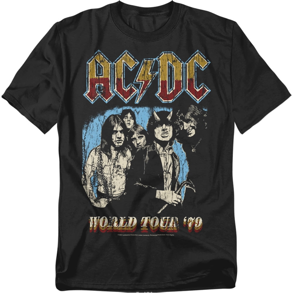ACDC T-Shirt World Tour '79 Unisex Graphic Tee for Men & Women ...