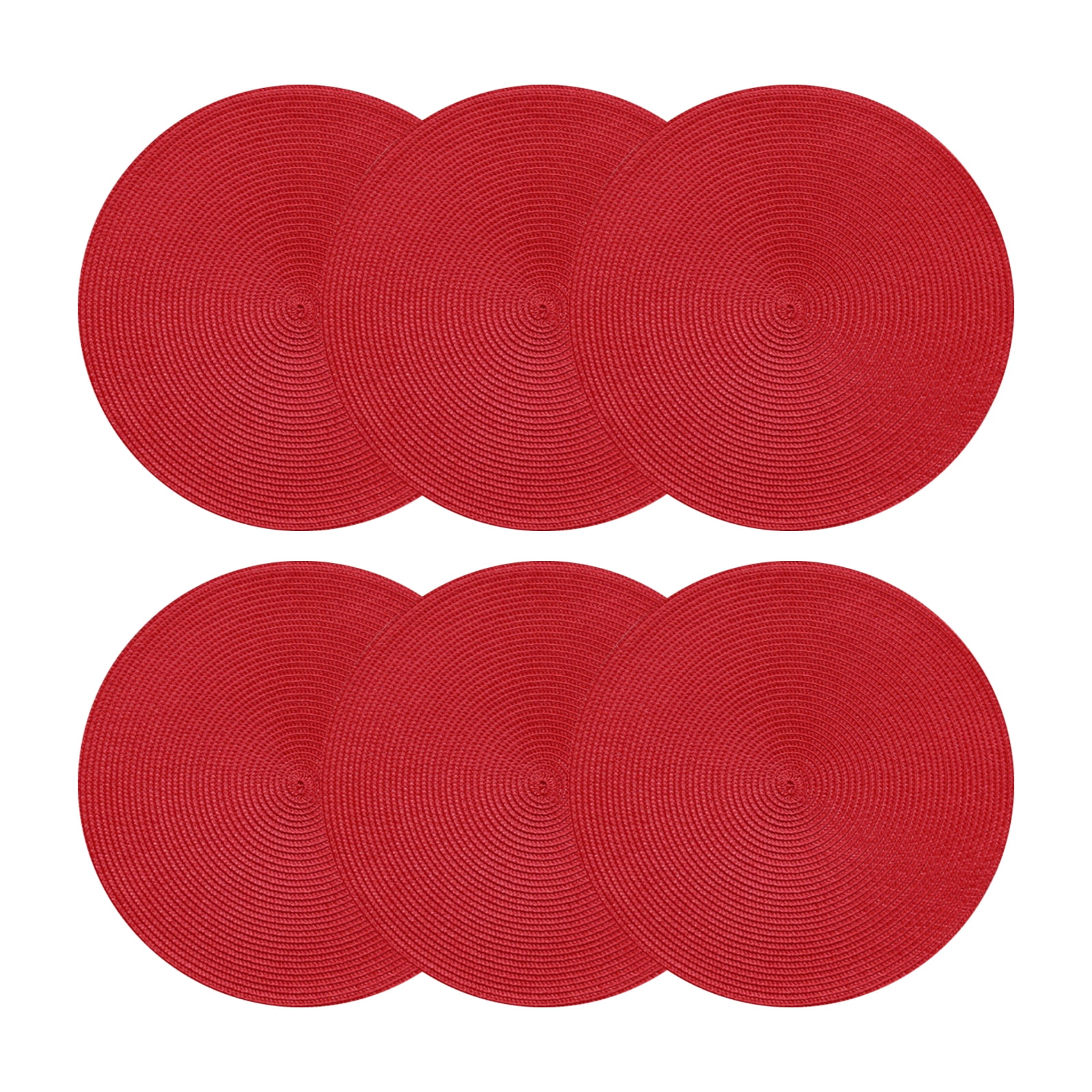 ACDNAC Placemats Set of 6,Thermal Insulation and Anti Slip Table Mats ...