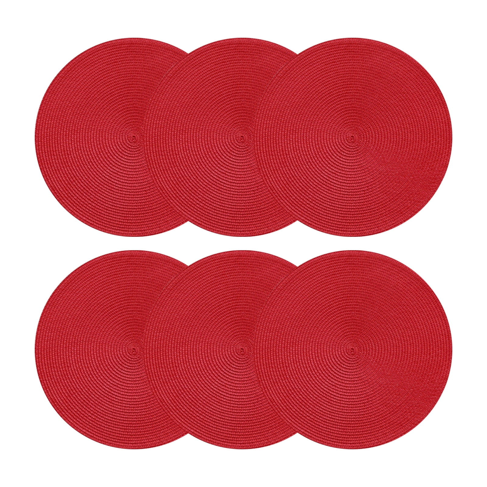 ACDNAC Placemats Set of 6,Thermal Insulation and Anti Slip Table Mats ...