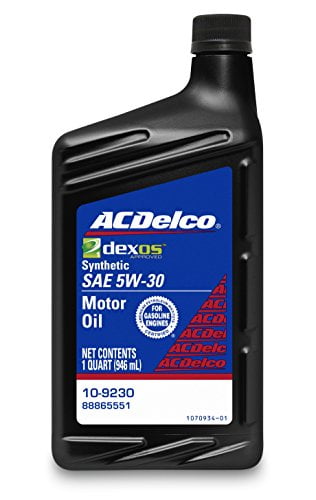 ACDelco 10-9230 5W-30 Synthetic Motor Oil - 1 qt - Walmart.com