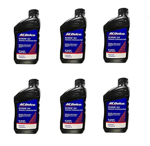ACDelco 104107 Dexron-ULV Automatic Transmission Fluid 1 Quart (6 Pack ...