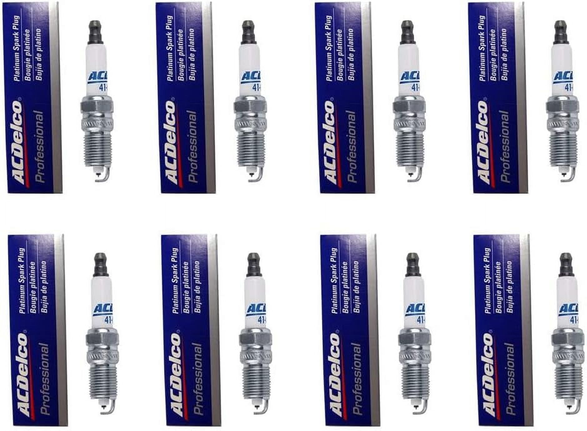 ACDelco 41-962 Professional Platinum Spark Plug, (8) - Walmart.com
