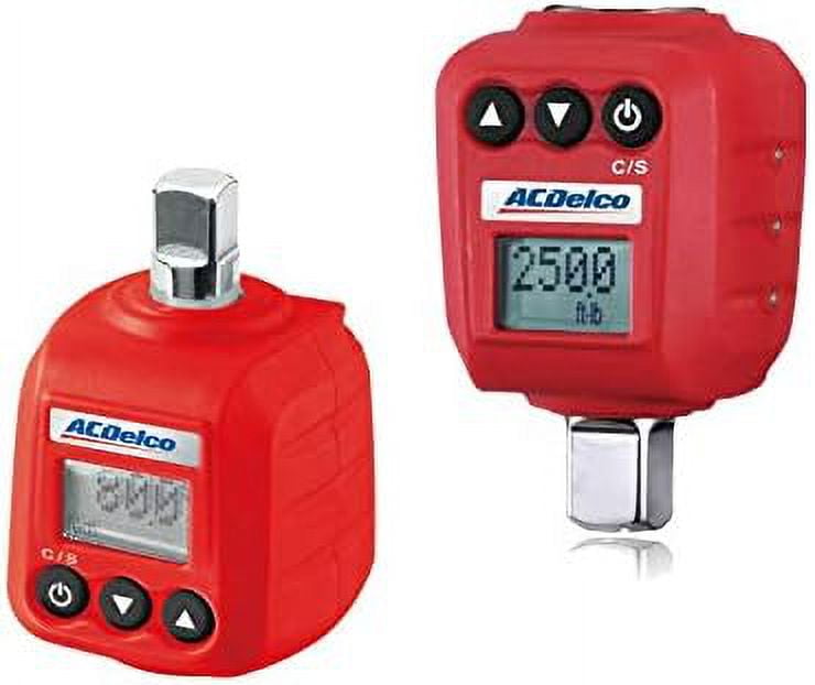 ACDelco ARM602-34A 3/8” & ½” Heavy Duty Digital Torque Adapter Combo ...