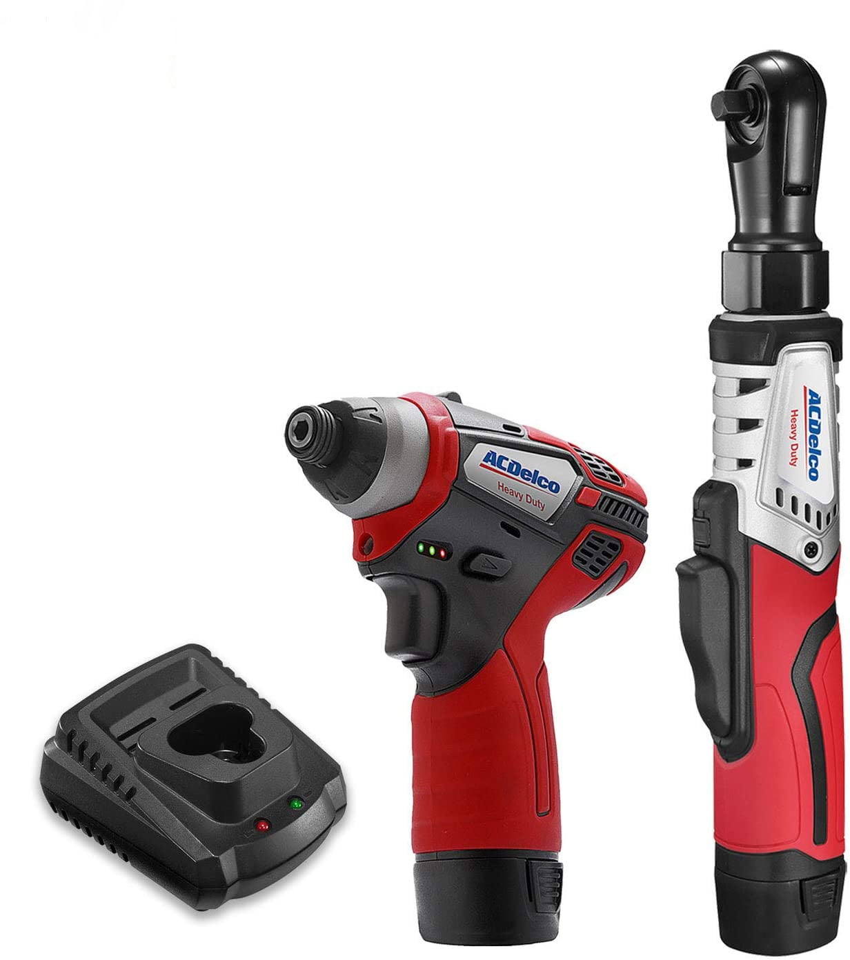 ACDelco G12 Series 2-Tool Combo Kit- 3/8 in. Brushless Ratchet Wrench ...