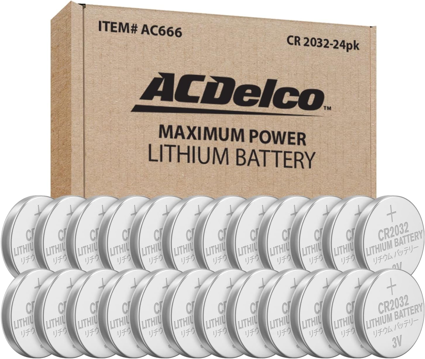 ACDelco CR2032 3 Volt Lithium Button Cell Batteries, 24-Count - Walmart.com