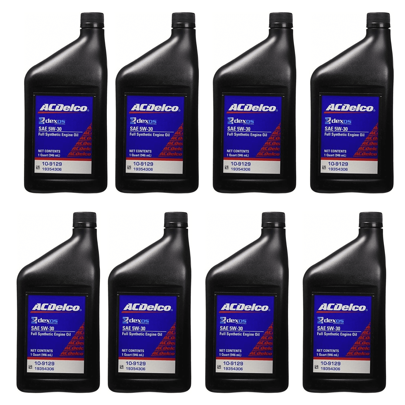 ACDelco 5W30 Full Synthetic Dexos2 Motor Oil Case of 8 Quarts - Walmart.com