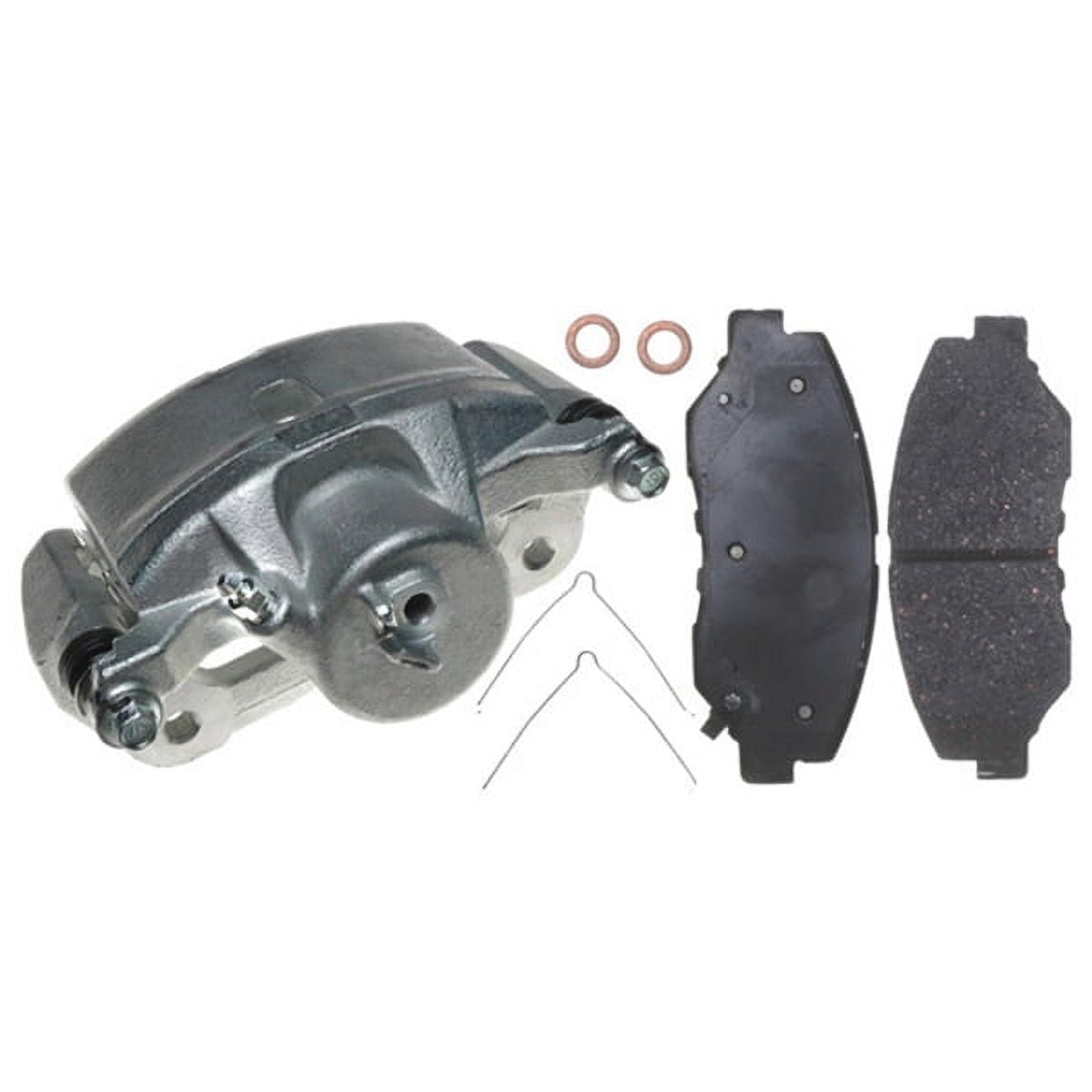 ACDelco Front Passenger Side Disc Brake Caliper Assembly with Pads ...