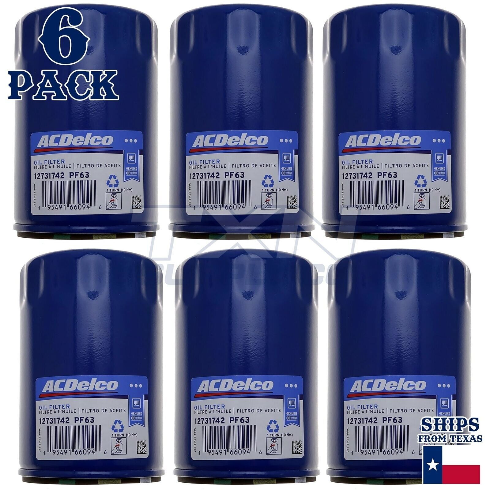 ACDelco GM Original Equipment PF63 Engine Oil Filter PF63F - OEM ...