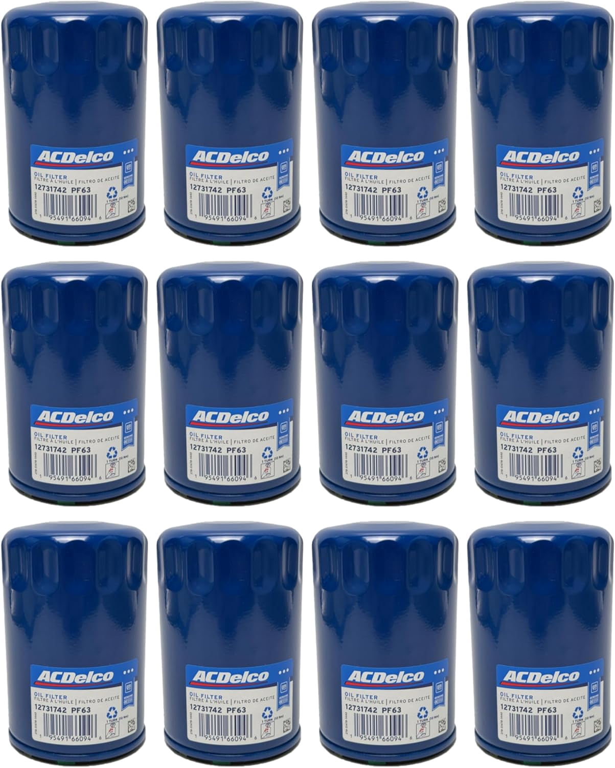 ACDelco GM PF63 (12731742) Original Equipment Engine Oil Filter (Case ...