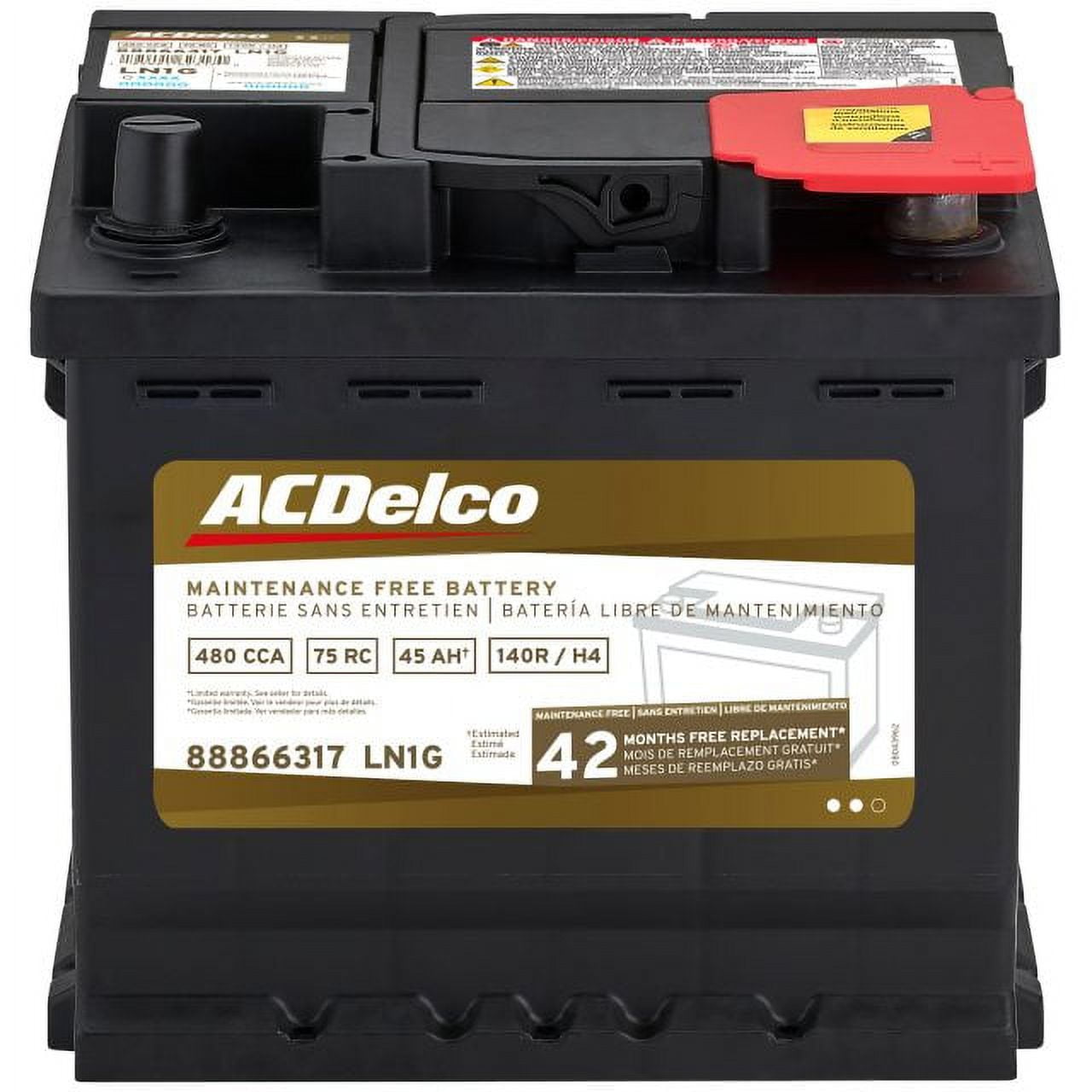 ACDelco Gold Automotive BCI Group 140R Battery for GM Vehicles ...