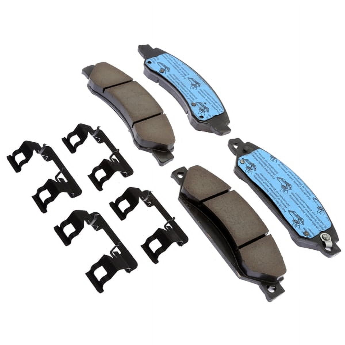 ACDelco Gold Performance Ceramic Brake Pad Set, w/ Hardware Fits select ...
