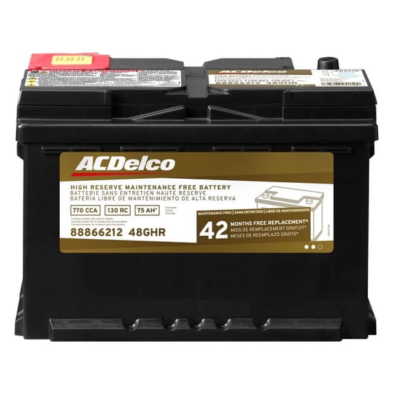 ACDelco Gold Professional 48GHRA Automotive Battery 12 Volt - Walmart.com