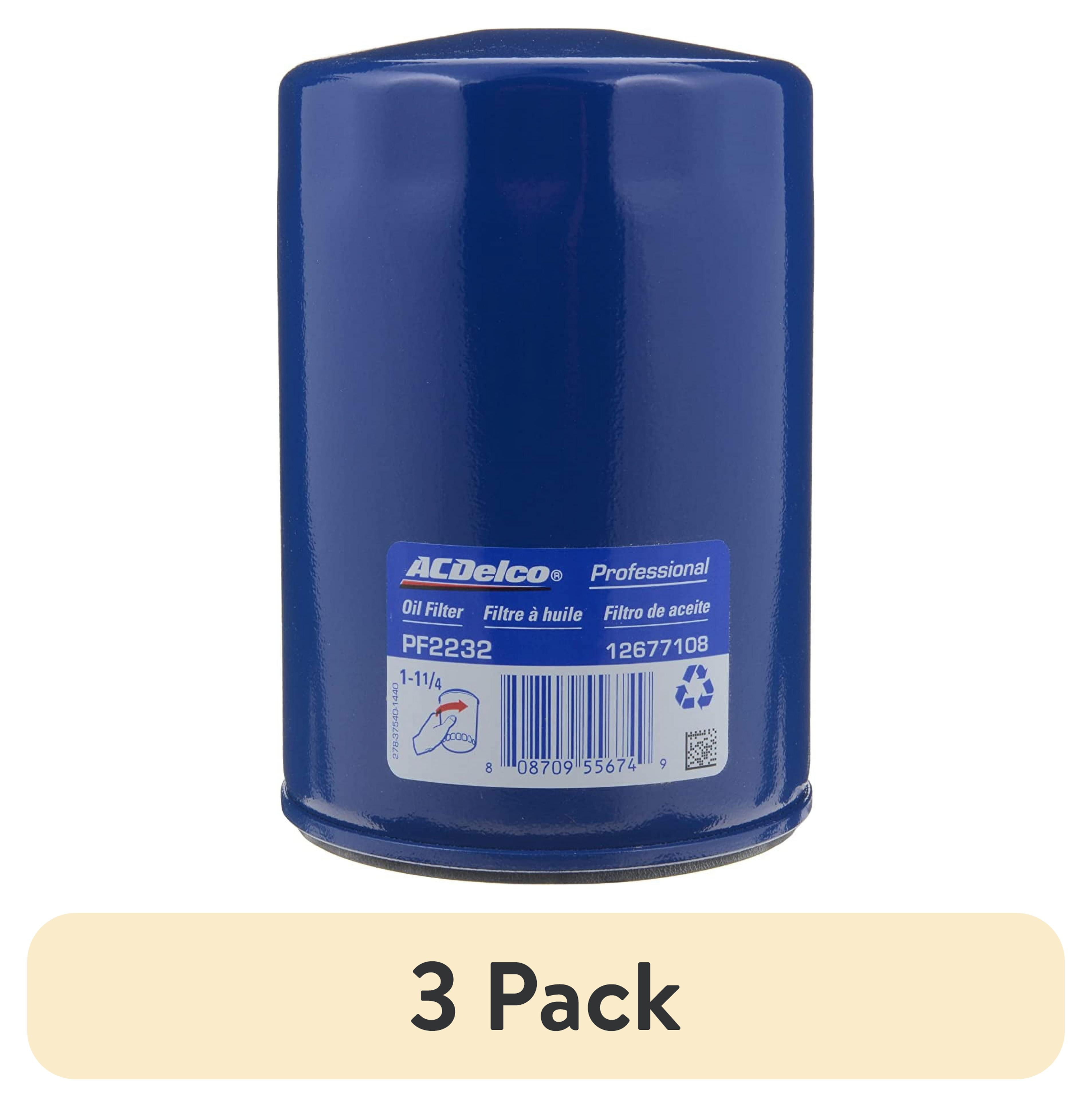 (3 pack) ACDelco PF2232 Professional Engine Oil Filter - Walmart.com