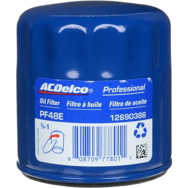ACDelco PF48 Engine Oil Filter for GM Vehicles - Automotive Auto Parts ...