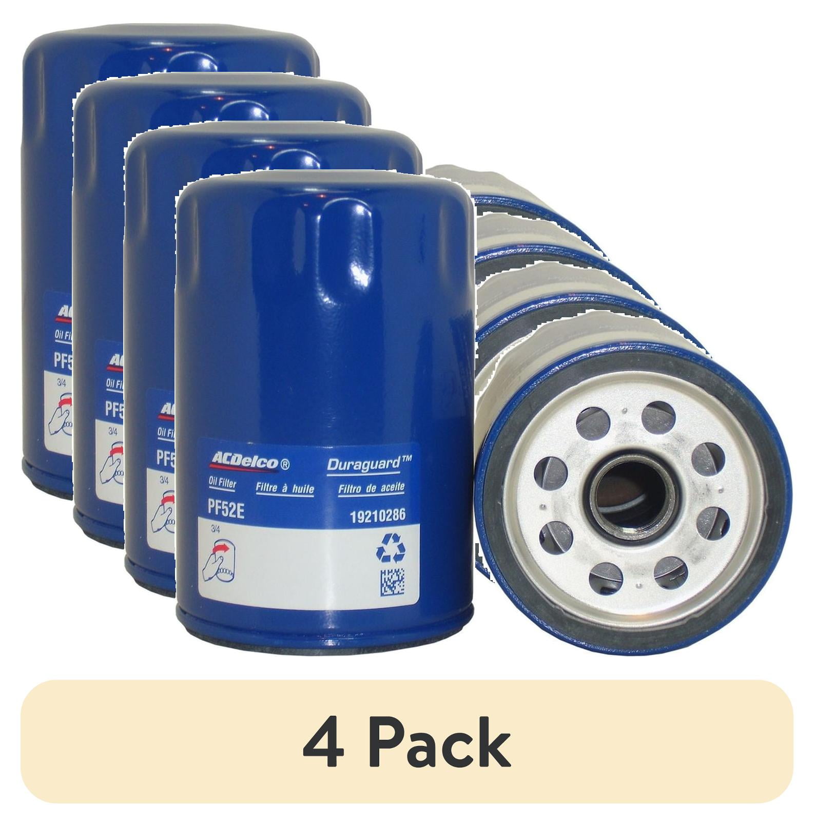 (4 pack) ACDelco #PF52E Engine Oil Filter Fits select: 1988-2000 ...