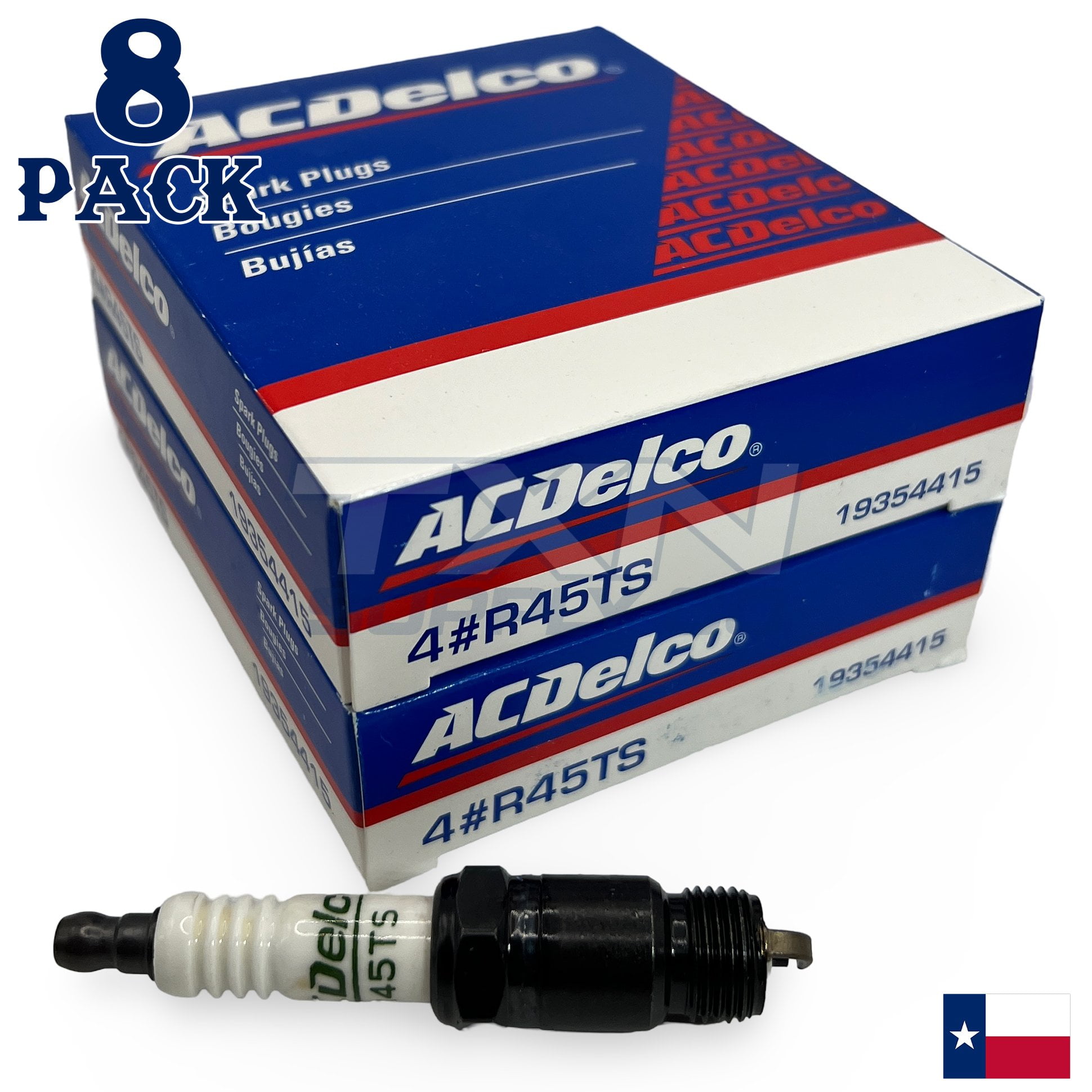 ACDelco Professional Conventional Copper Spark Plug, 8-Pack, High ...