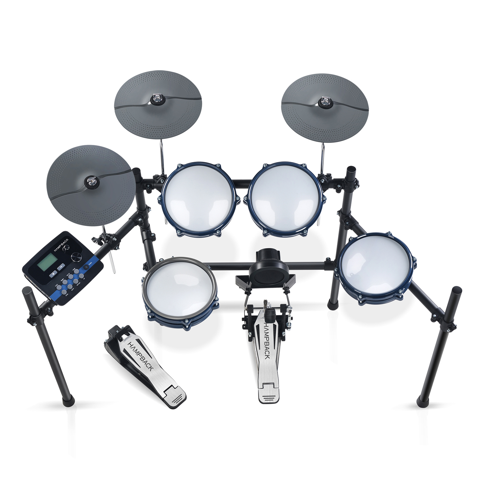 ACE-301 Electric Drum Sets for Beginners with Quite Electronic Drum ...