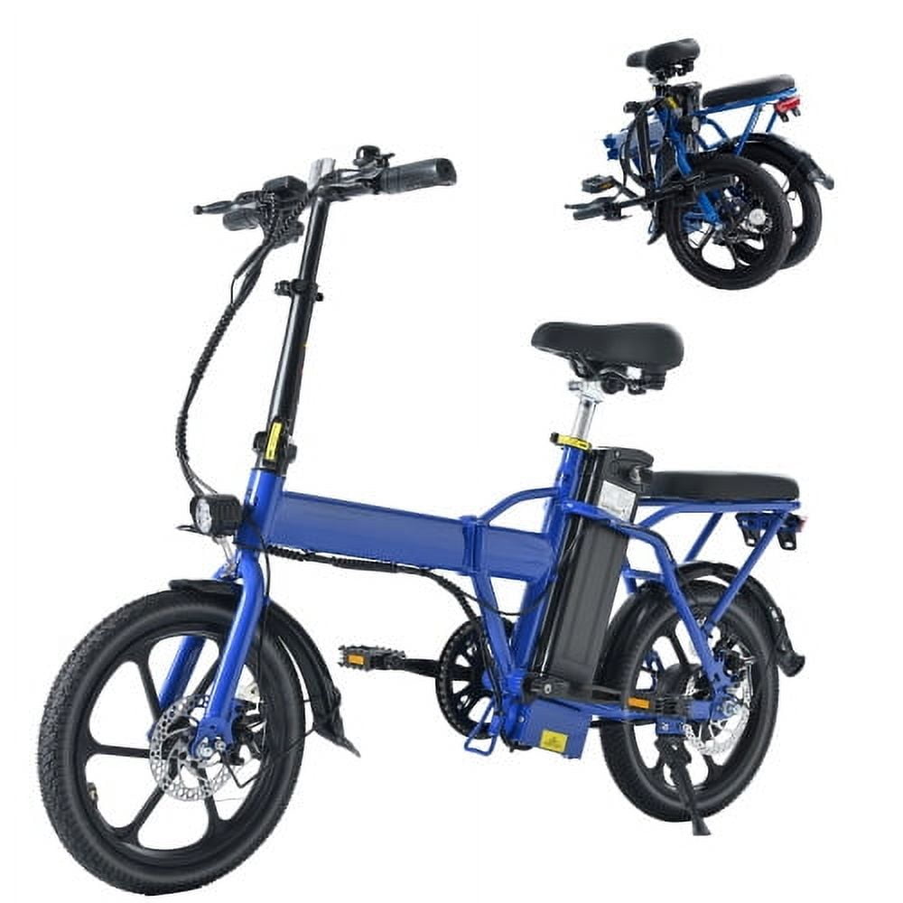ACE-BIKE,1-YEAR-WARRANTY,500W,Foldable,15.5 MPH Max Speed,16inch Tire,42V/10.4AH Removable ...