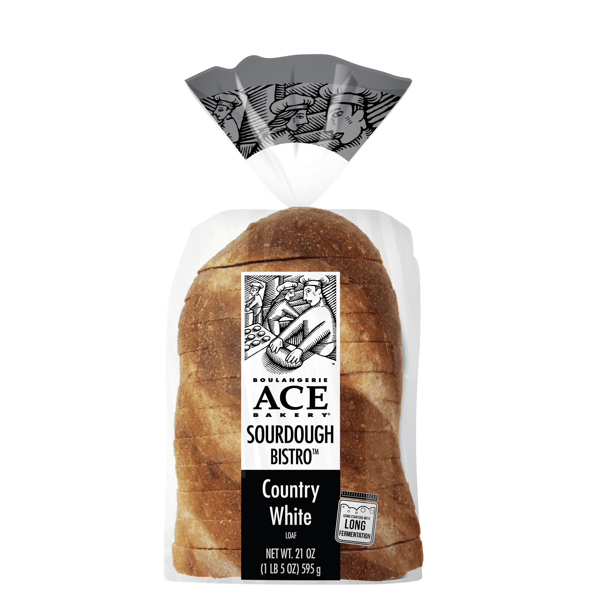 ACE Bakery® Country White Bistro Loaf Bread, 1 Count, 21 oz - Walmart.com