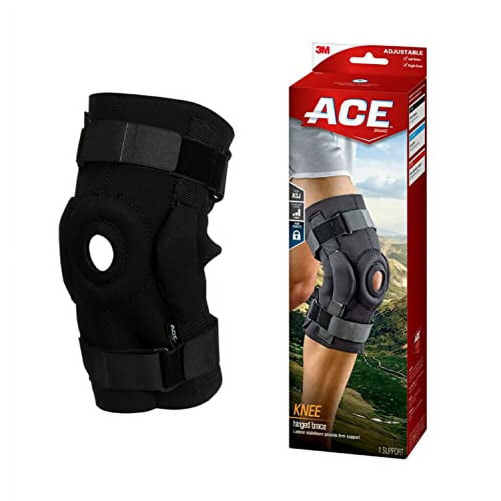 ACE Brand Hinged Knee Brace, Provides Firm, Stabilizing Support and ...