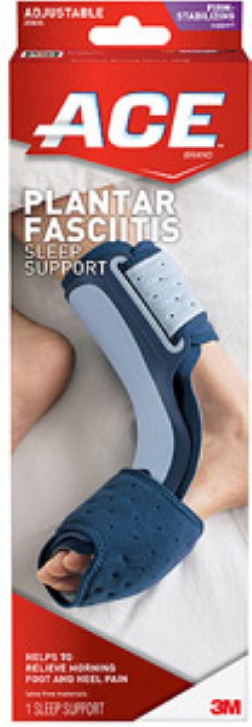ACE™ Brand Plantar Fasciitis Sleep Support, Adjustable, Navy, 1/Pack ...