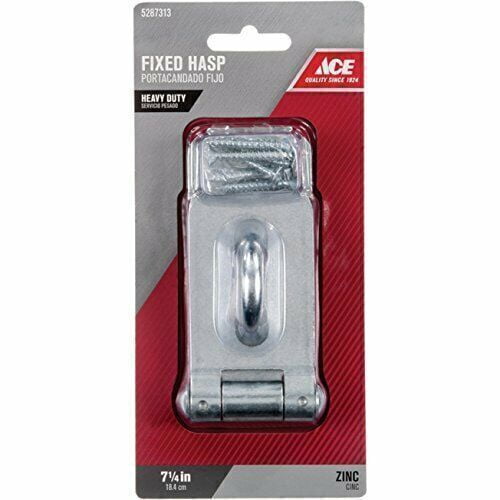 ACE HARDWARE BHDW 1 01-3725-151 FIXED STAPLE SAFETY HASP - Walmart.com