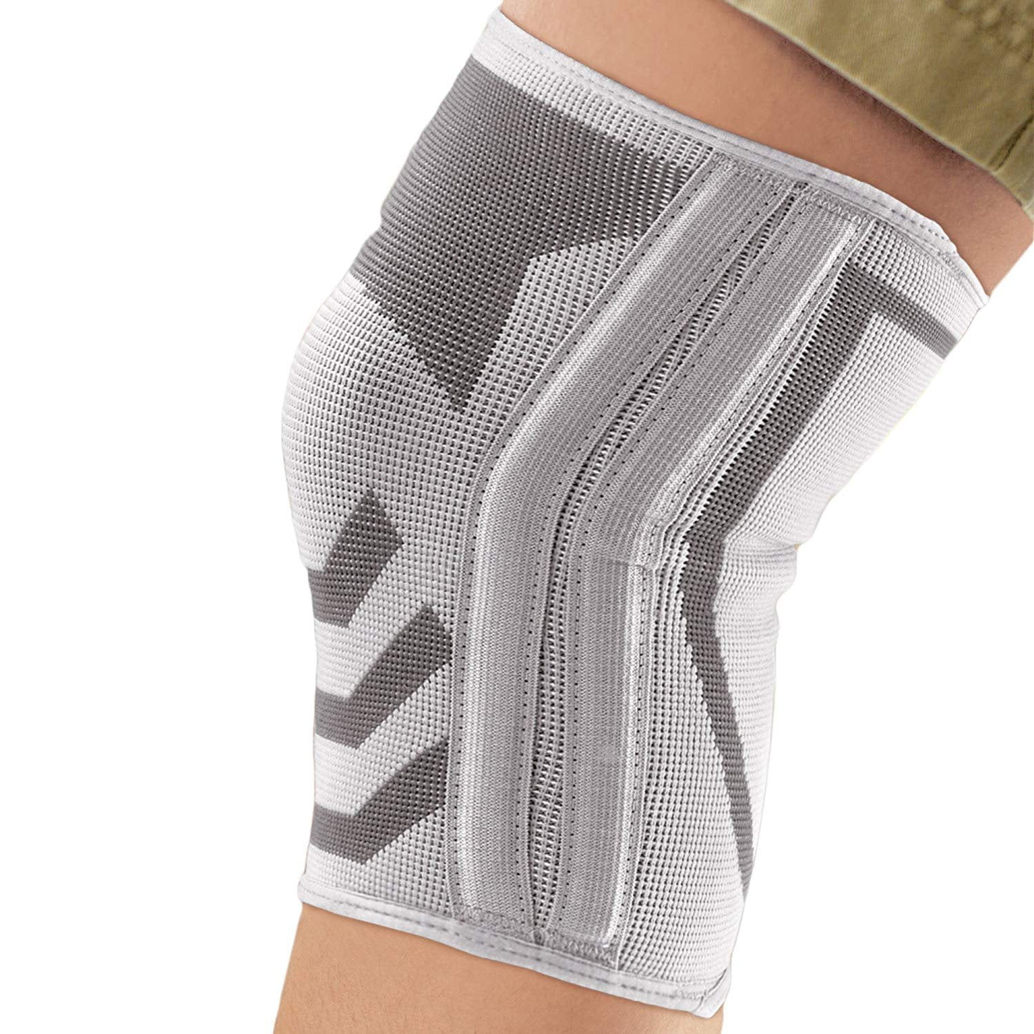 ACE Compression Knitted Knee Brace with Side Stabilizers, Extra Large ...