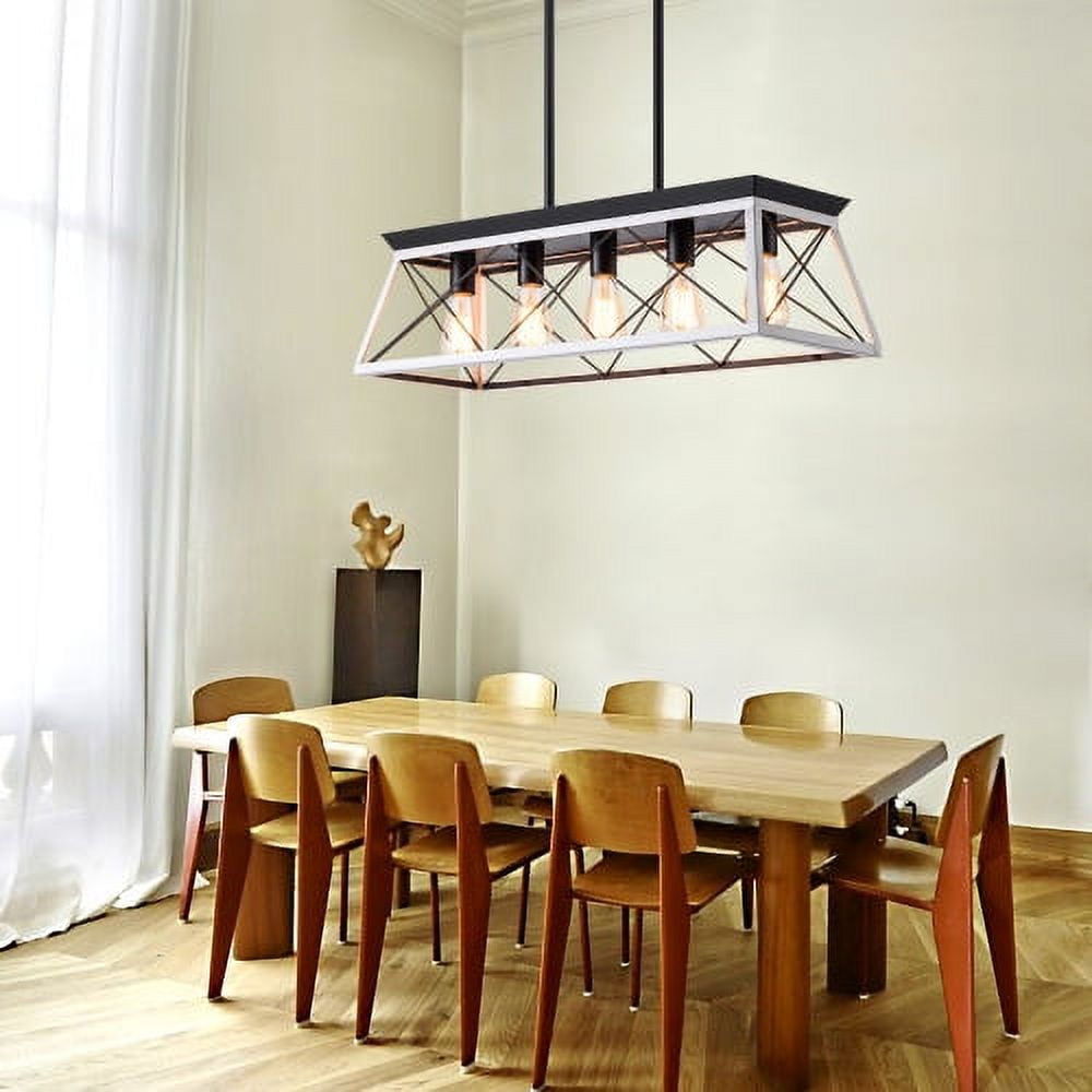 ACE-LIGHTS,5-Light Height Adjustable Farmhouse Chandeliers Ceiling ...