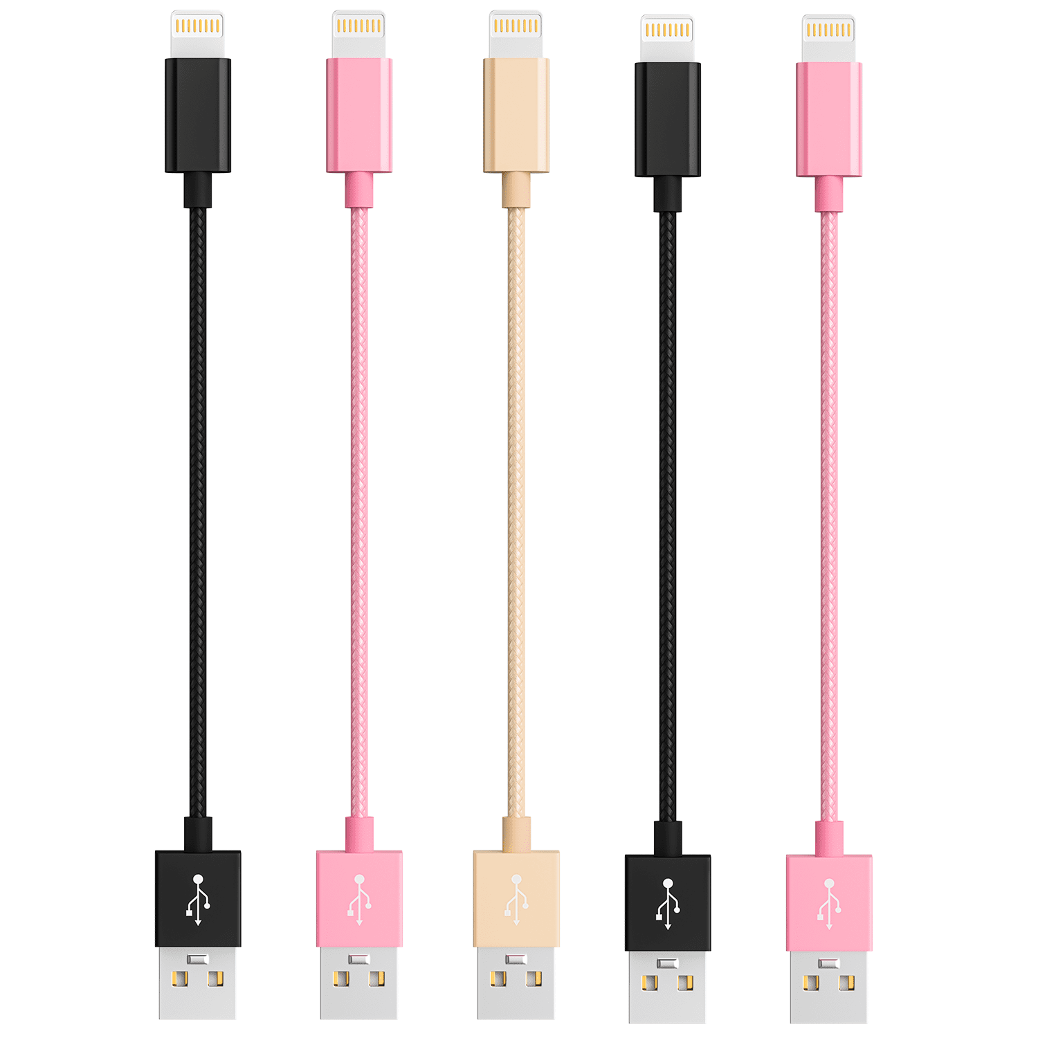 ACE MFI Certified Portable Travel Chargers, 5 Pack Fast Charging 10 ...