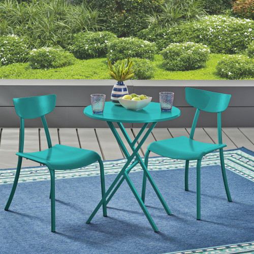 ACE-PATIO, 3 PCS, TARO Bistro Set, 2 Chairs & 1 Table, for Patio ...