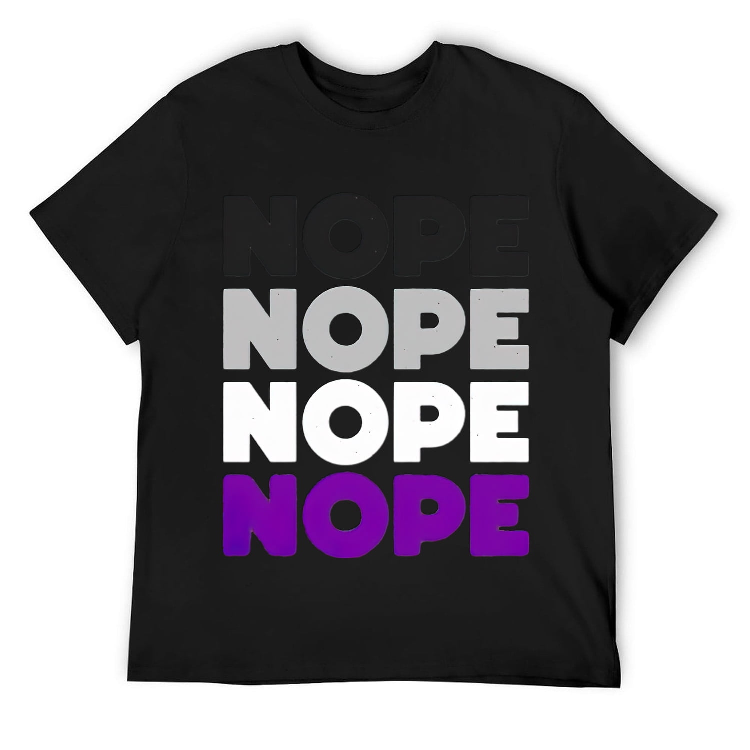 ACE Pride Flag Asexual Nope T Shirts - Walmart.com