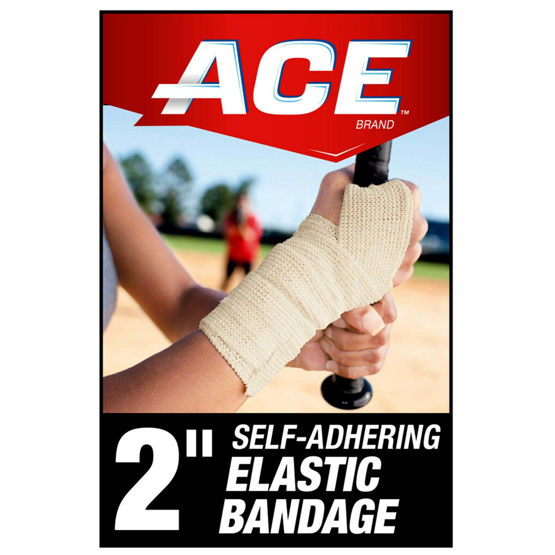 ACE™ Brand Self-Adhering Elastic Bandage – 2”, One Size Fits Most ...