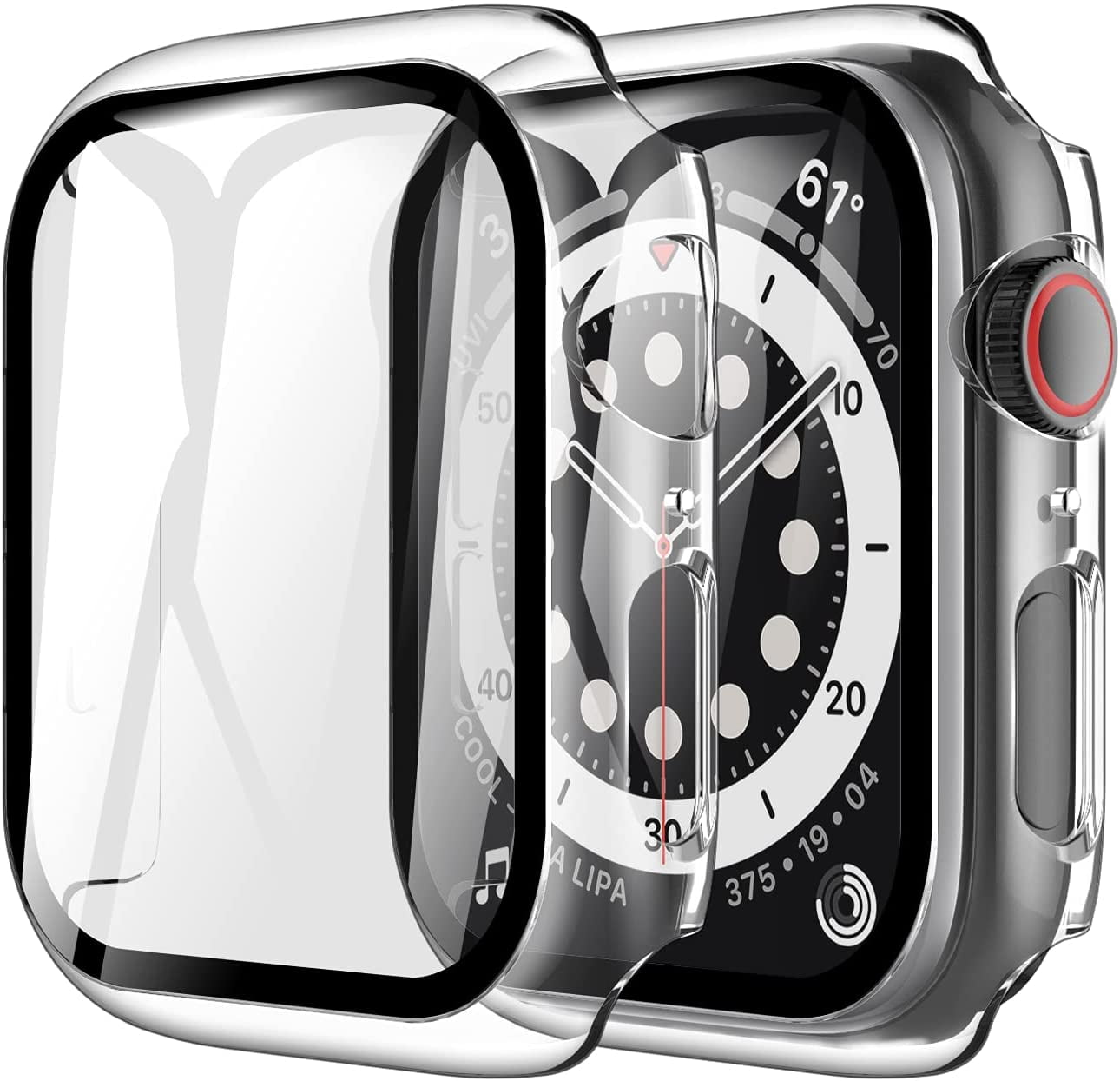 ACE Shockproof Clear Case with Apple Watch Series 7 Series 8 45mm with ...