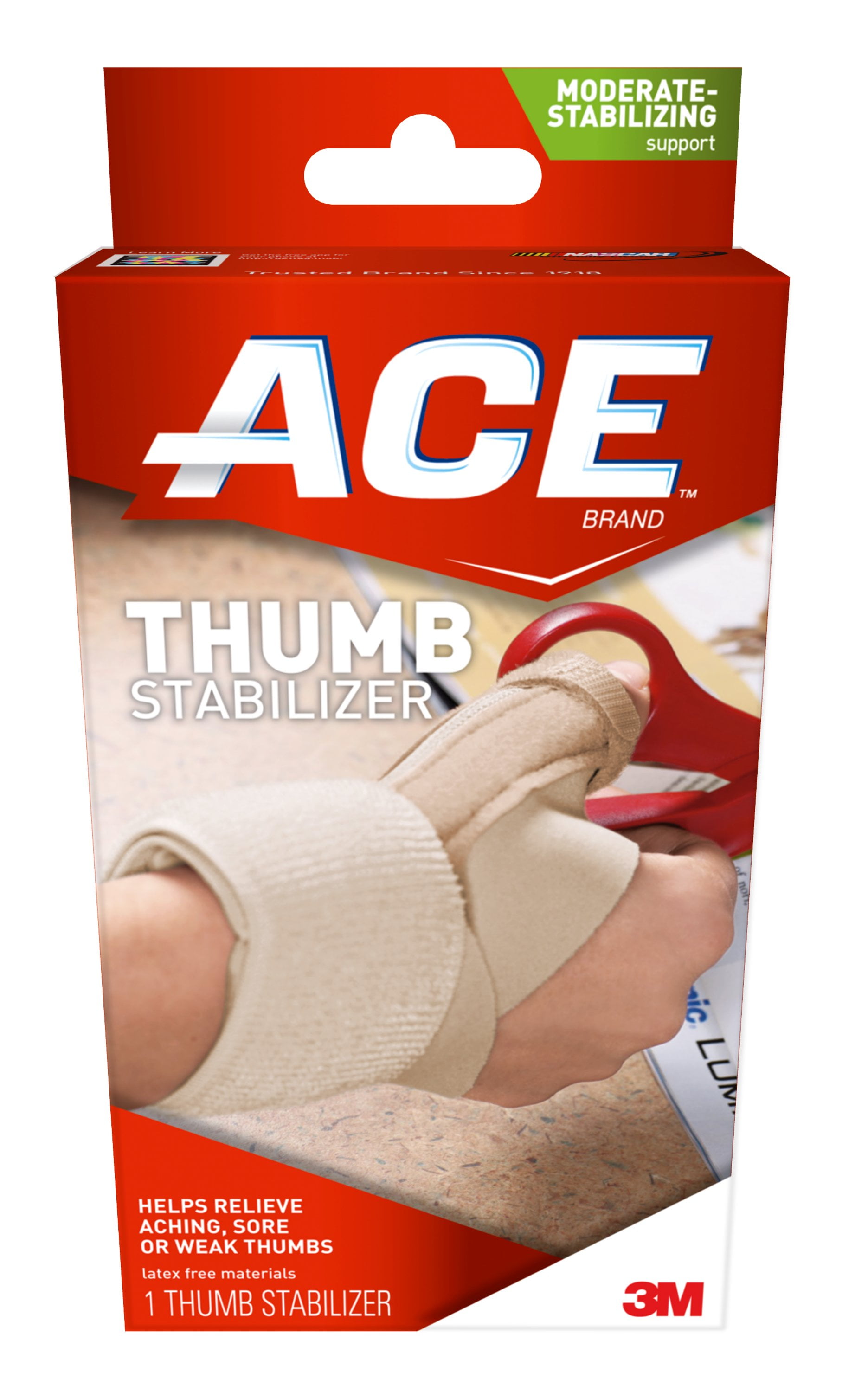 ACE Thumb Stabilizer, Small/Medium, Beige, 1/pack HSA/FSA Eligible ...