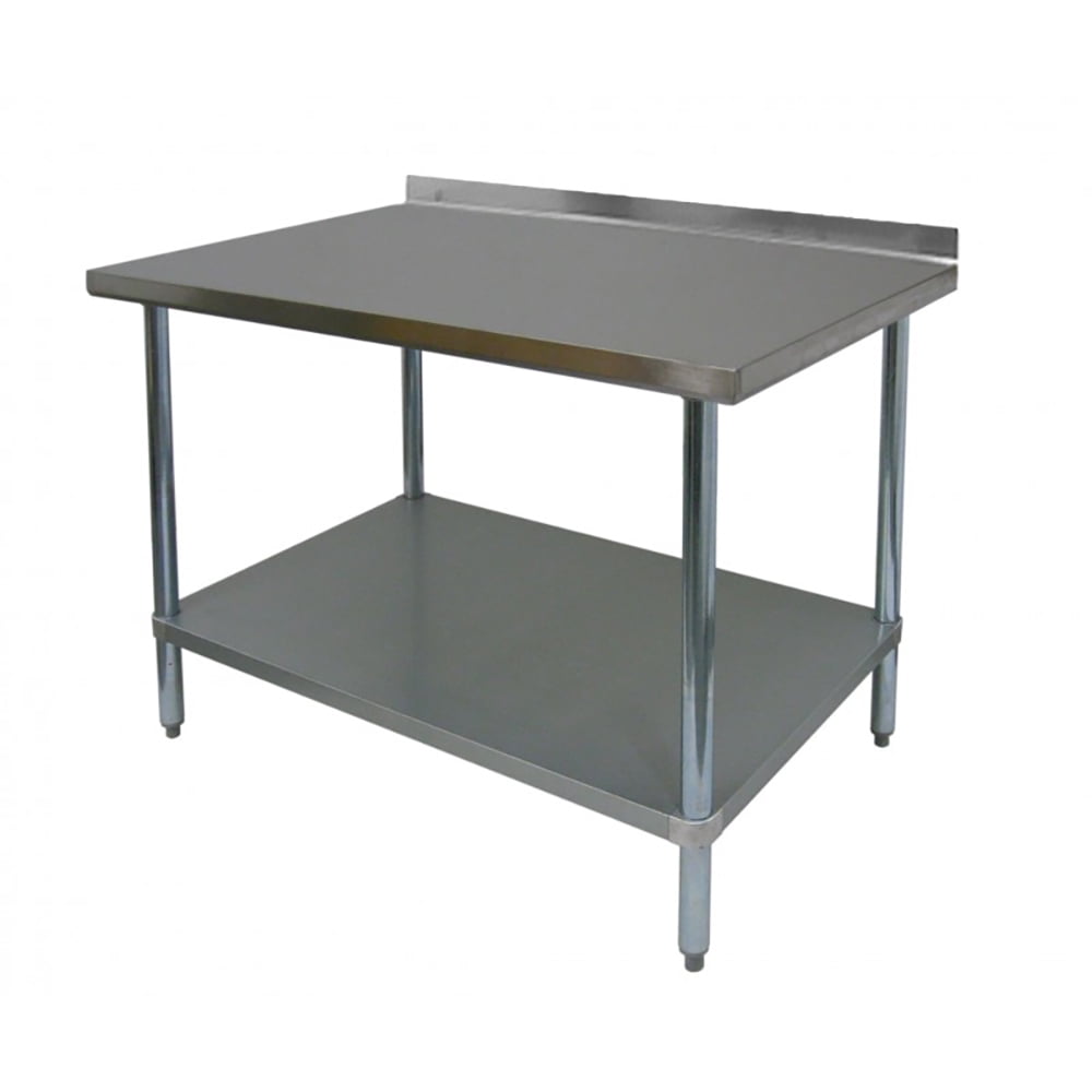ACE WT-EB2430 Commercial Work Table with Stainless Steel Top, 1 ...